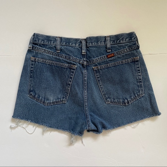 Rustler | Shorts | Rustler Blue Denim Cut Off Shorts Distressed Sz 32 ...